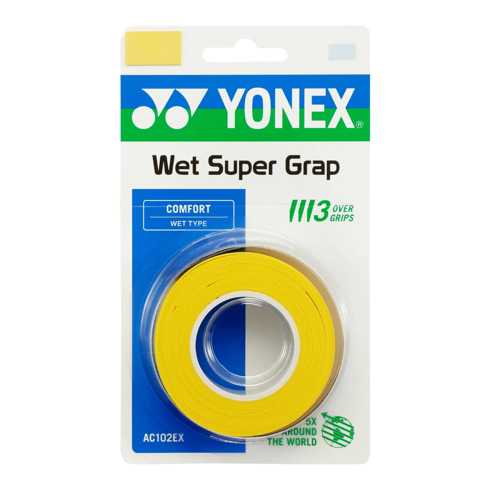 Yonex Super Grap 3-Pack Yellow - Badminton Shop